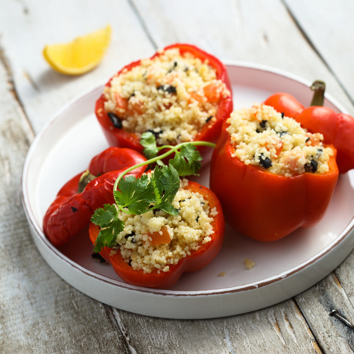 Quinoa Stuffed Bell Peppers – Johnny's Fine Foods