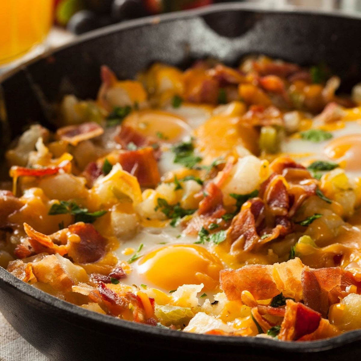 Bacon, Egg, and Potato Breakfast Skillet – Johnny's Fine Foods